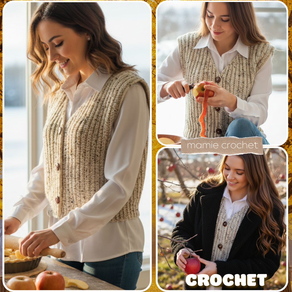 Gilet Maelie Mamie Crochet tuto pdf - Mamie Crochet